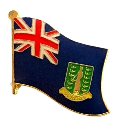 British Virgin Islands | Single Flag Pin | World Flags Direct