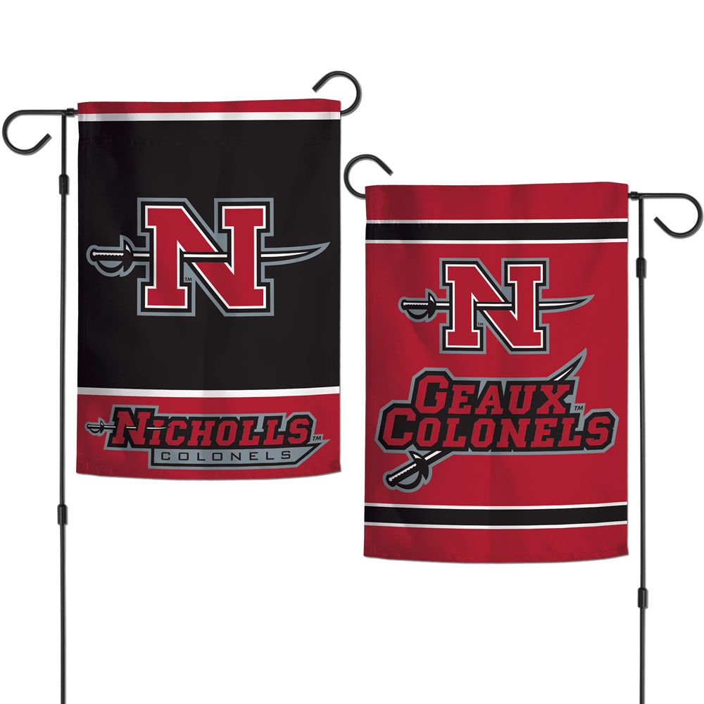 Nicholls Colonels 12.5” x 18″ College Garden Flag | World Flags Direct