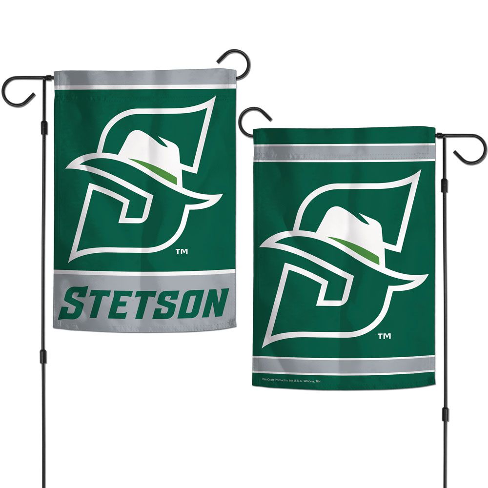 Stetson Hatters 12.5” x 18″ College Garden Flag | World Flags Direct