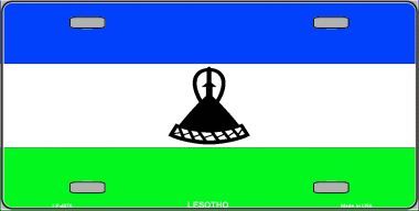 Lesotho | License Plate | World Flags Direct