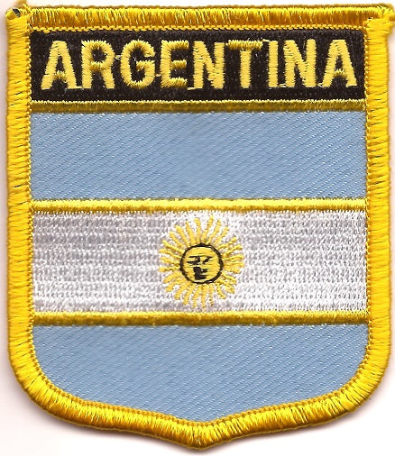 Argentina | Shield Flag Patch | World Flags Direct