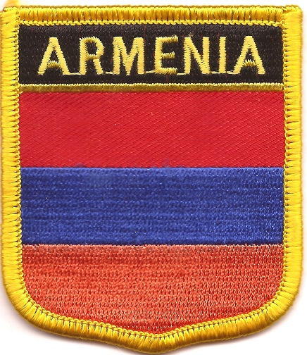 Armenia | Shield Flag Patch | World Flags Direct