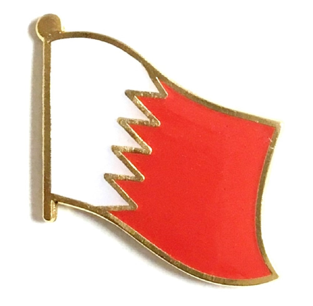 Bahrain | Single Flag Pin | World Flags Direct