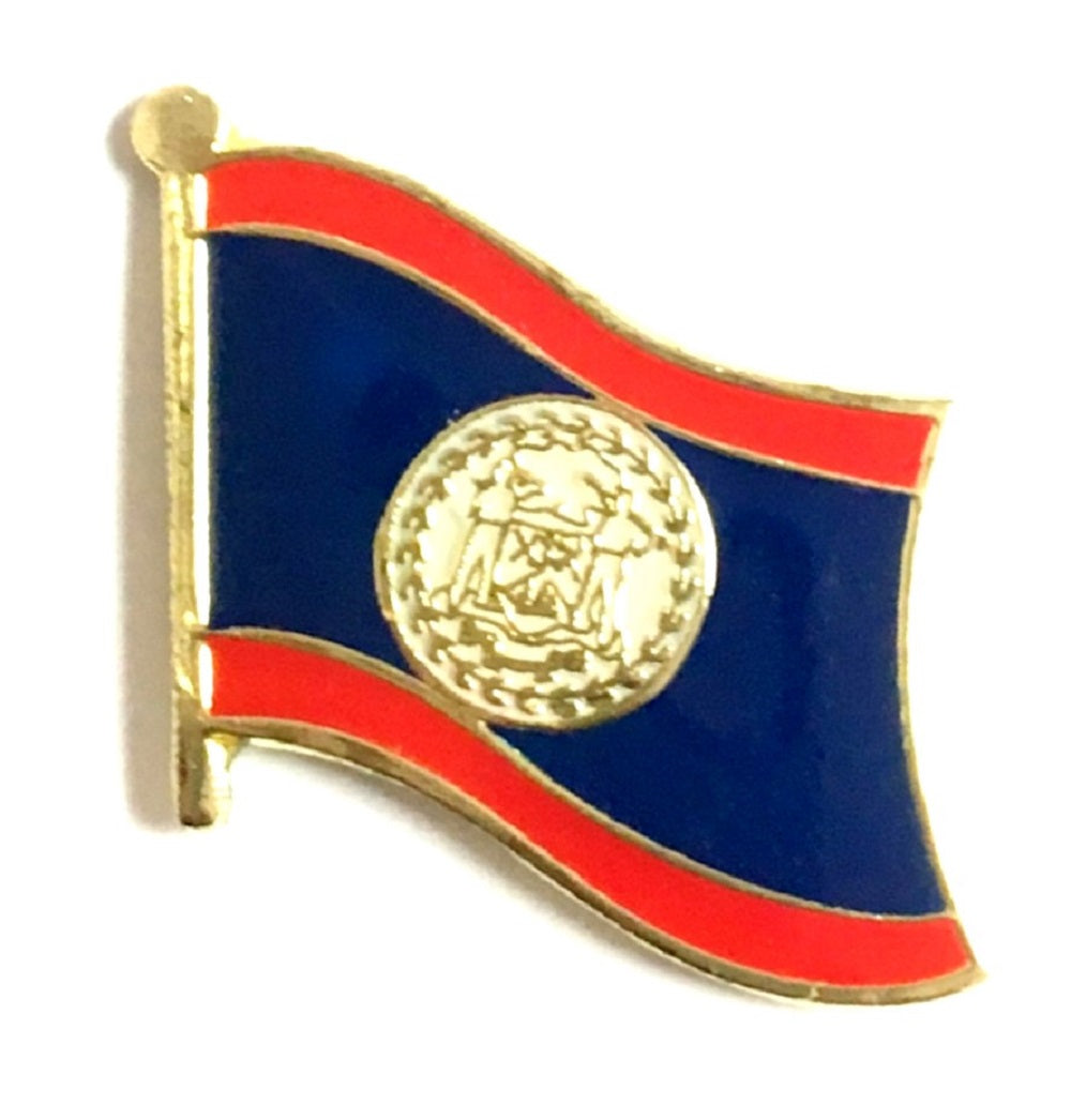 Belize | Single Flag Pin | World Flags Direct