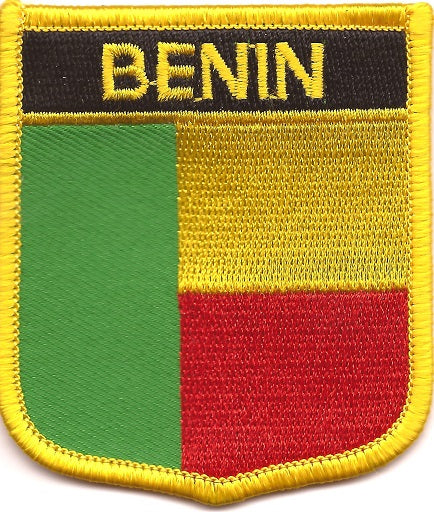 Benin | Shield Flag Patch | World Flags Direct