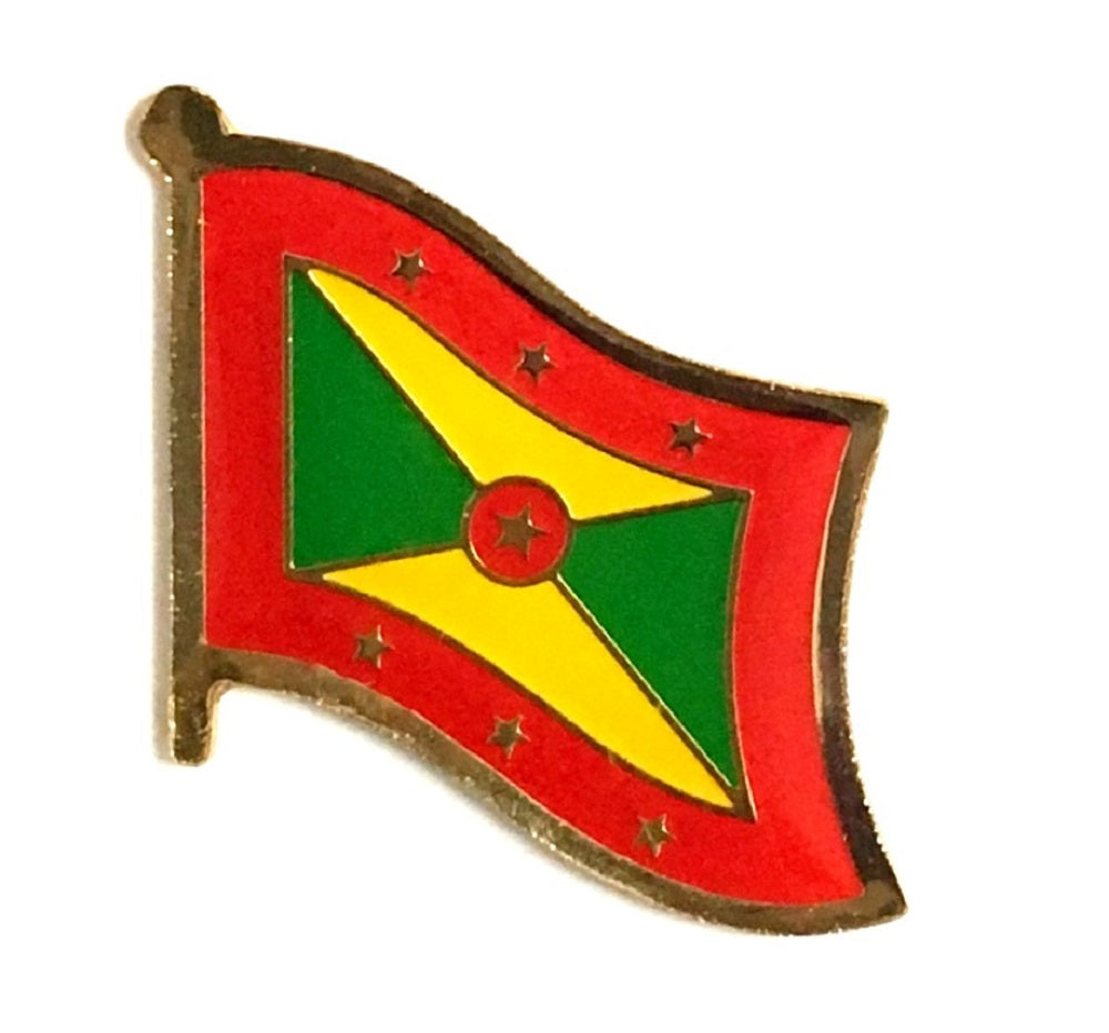 Grenada | Single Flag Pin | World Flags Direct
