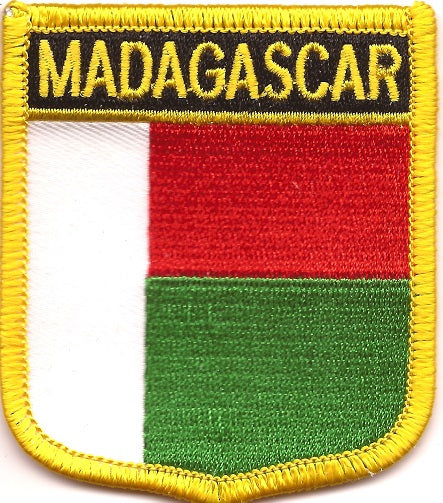 Madagascar | Shield Flag Patch | World Flags Direct