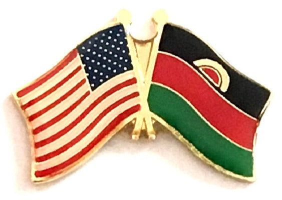 Malawi | Double Flag Pin | World Flags Direct