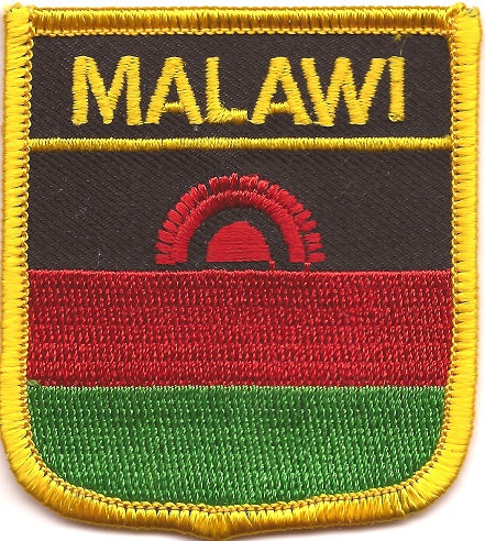 Malawi | Shield Flag Patch | World Flags Direct