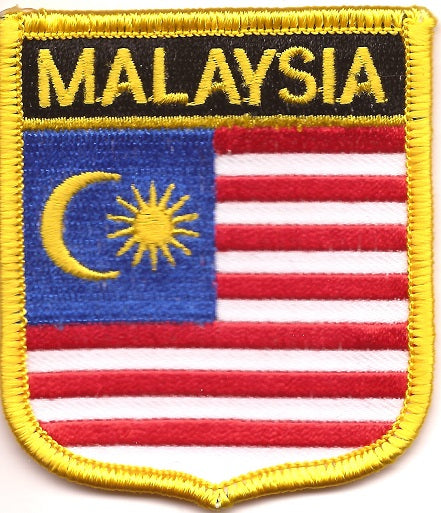 Malaysia | Shield Flag Patch | World Flags Direct