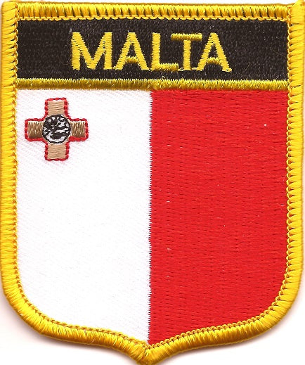 Malta | Shield Flag Patch | World Flags Direct