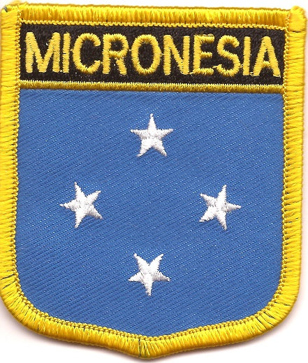 Micronesia | Shield Flag Patch | World Flags Direct