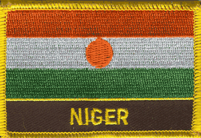Niger | Flag Patch with Name | World Flags Direct