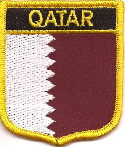 Qatar | Shield Flag Patch | World Flags Direct