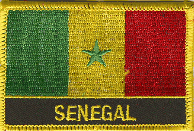 Senegal | Flag Patch with Name | World Flags Direct