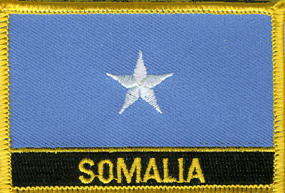 Somalia | Flag Patch with Name | World Flags Direct