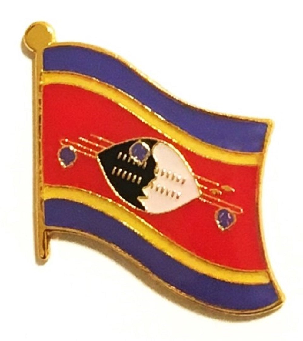 Swaziland | Single Flag Pin | World Flags Direct