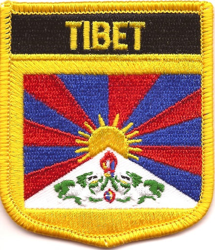 Tibet | Shield Flag Patch | World Flags Direct
