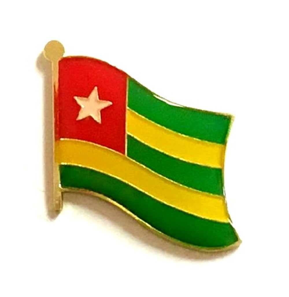 Togo | Single Flag Pin | World Flags Direct