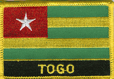 Togo | Flag Patch with Name | World Flags Direct