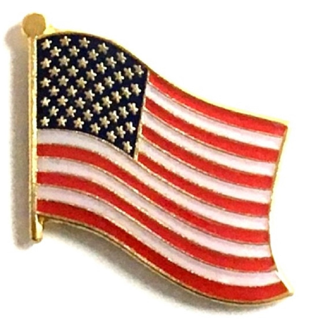 American | Single Flag Pin | World Flags Direct