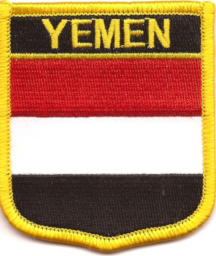 Yemen | Shield Flag Patch | World Flags Direct