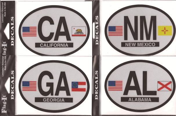 Flag Stickers and Decals | World, State, Military | Flag It | World ...