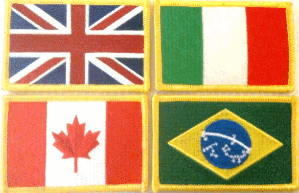 World Flag Rectangle Patches | World Flags Direct
