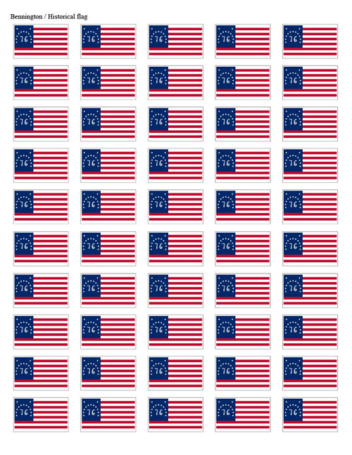 USA Historical Flag Sheet Stickers | World Flags Direct