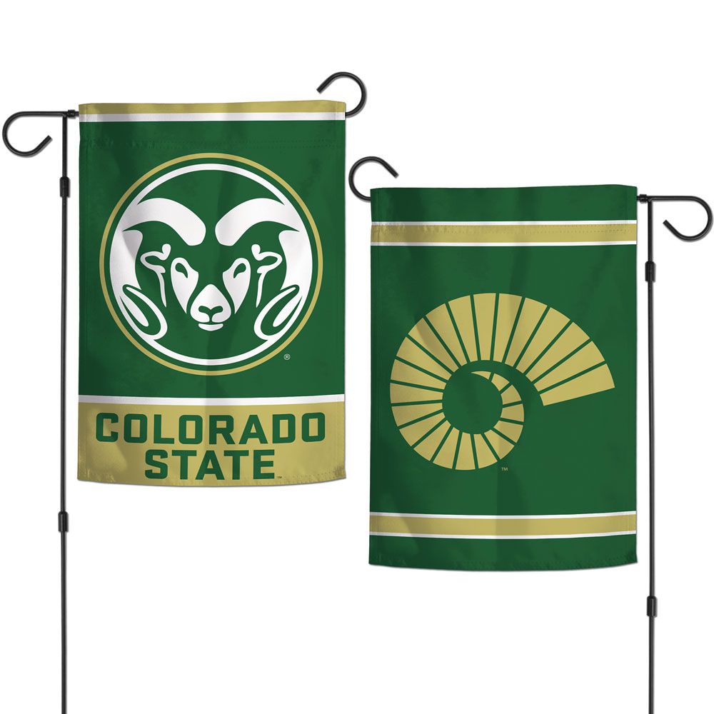 Colorado State Rams 12.5” x 18″ College Garden Flag | World Flags Direct