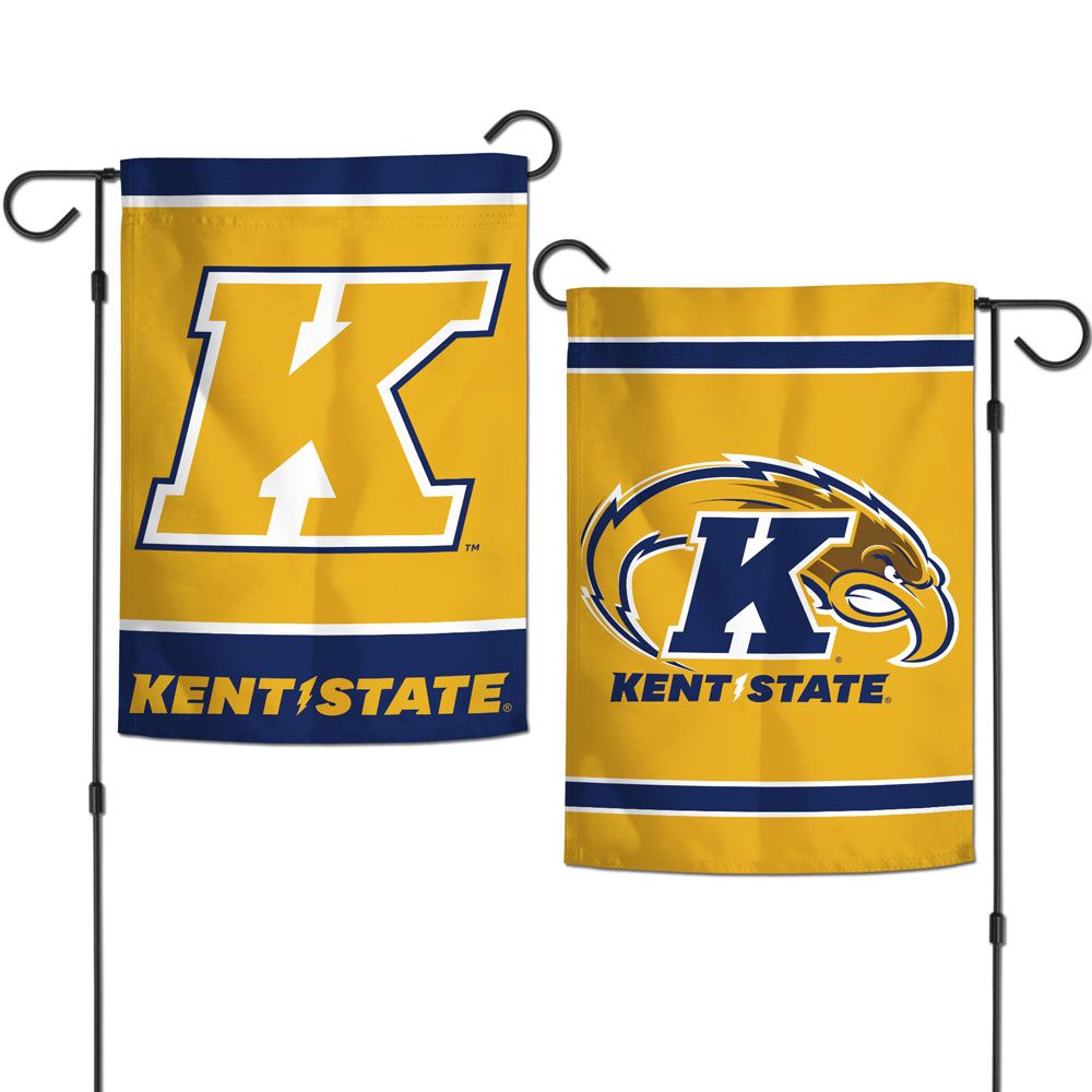 Kent State Golden Flashes 12.5” x 18″ College Garden Flag | World Flags ...