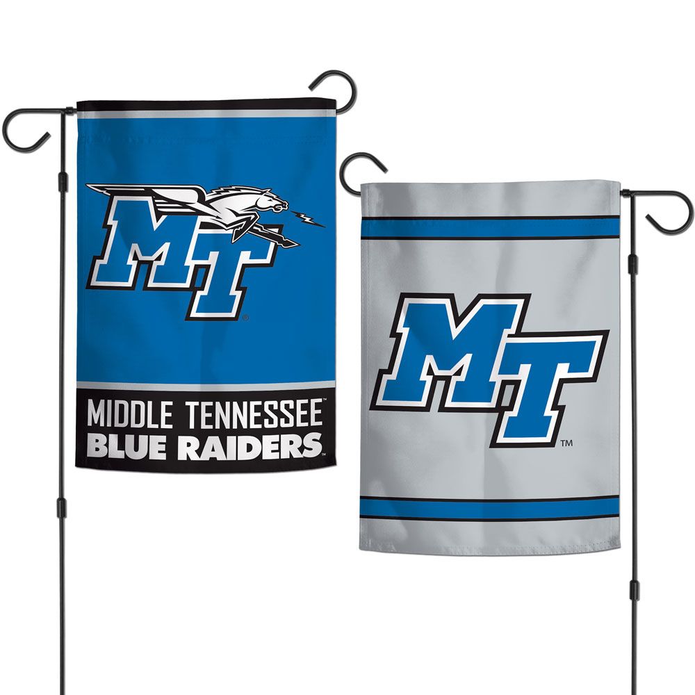 Middle Tennessee State Blue Raders 12.5” x 18″ College Garden Flag ...