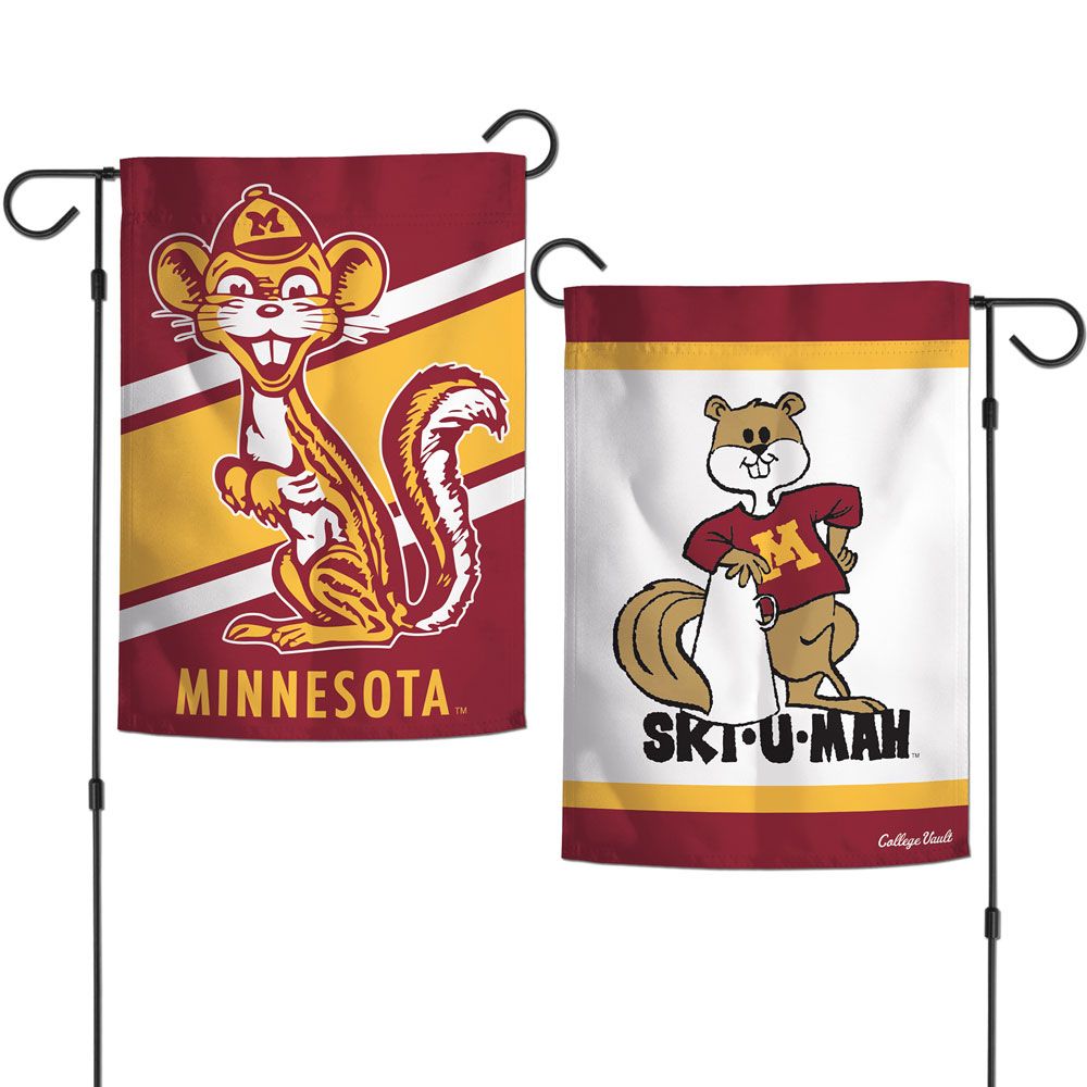 Minnesota Golden Gophers (Vault) 12.5” x 18″ College Garden Flag ...