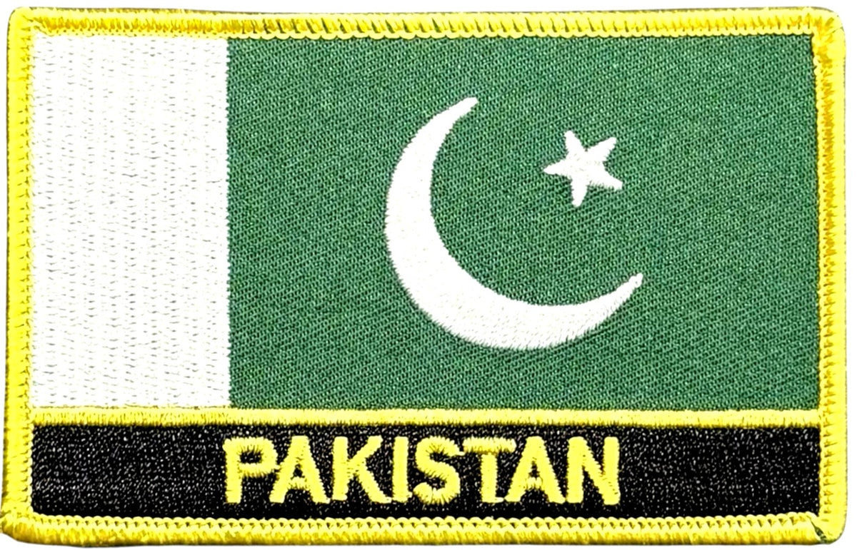 Pakistan | Flag Patch with Name | World Flags Direct