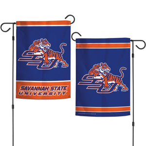 Savannah State Tigers 12.5” x 18″ College Garden Flag | World Flags Direct