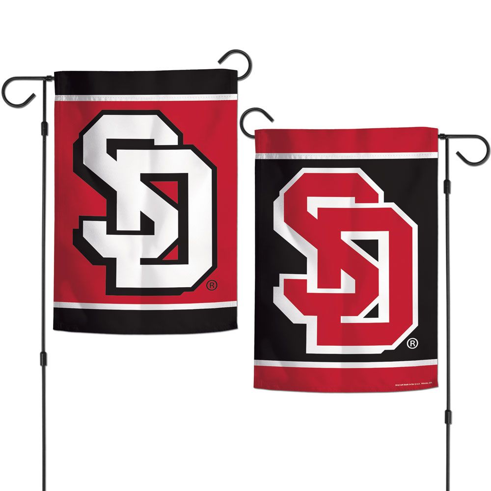 South Dakota Coyotes 12.5” x 18″ College Garden Flag | World Flags Direct