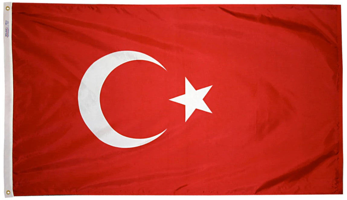 Turkey | Country Flag | 3′x5′ Polyester Flags | World Flags Direct