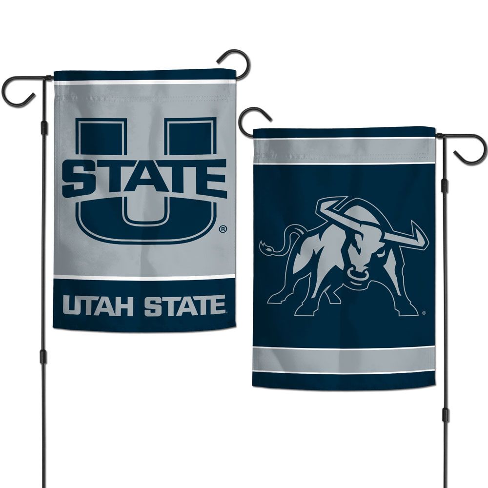 Utah State Aggies 12.5” x 18″ College Garden Flag | World Flags Direct