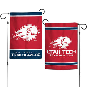 Utah Tech Trailblazers 12.5” x 18″ College Garden Flag | World Flags Direct