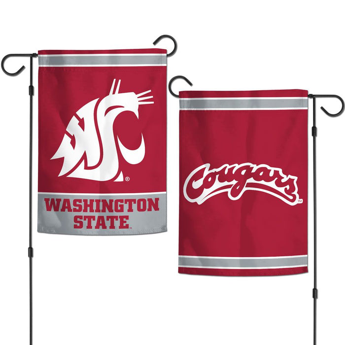 Washington State Cougars 12.5” x 18″ College Garden Flag | World Flags ...