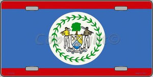 Belize | License Plate | World Flags Direct