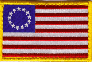Betsy Ross | Rectangle Flag Patch | World Flags Direct