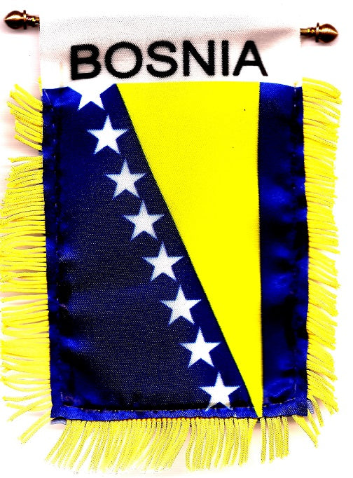 Bosnia Mini Window Banner | World Flags Direct