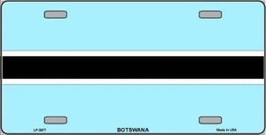 Botswana | License Plate | World Flag Car Decorations On Sale | World ...