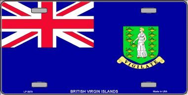 British Virgin Islands | License Plate | World Flag Car Decorations On ...