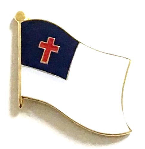 Christian Flag Pin | World Flags Direct