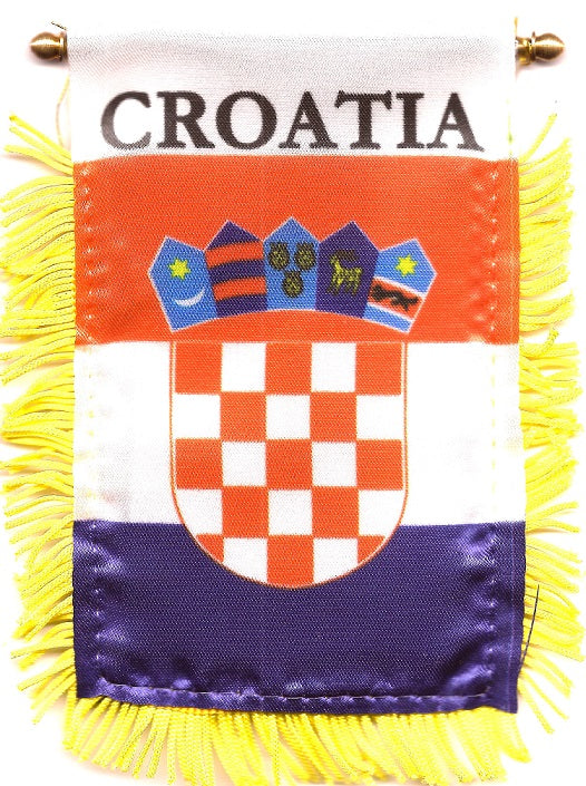 Croatia Mini Window Banner | World Flags Direct