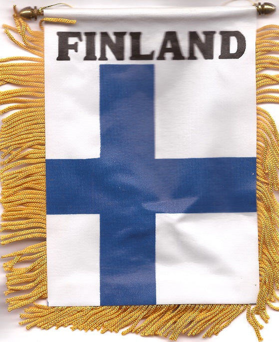 Finland Mini Window Banner | World Flags Direct
