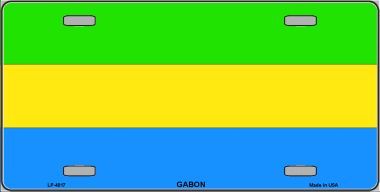 Gabon | License Plate | World Flags Direct