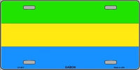Gabon | License Plate | World Flags Direct